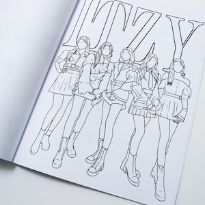 KPOP A4 COLOURING BOOK Vol 2, High Quality A4 Colouring Book, All Age ...