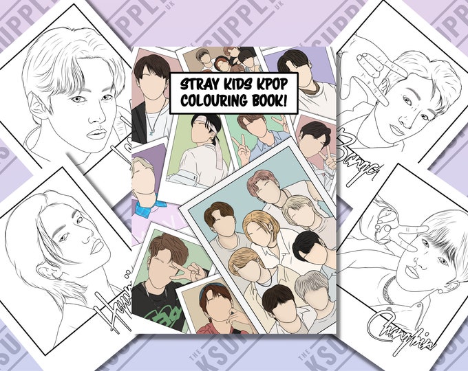 Digital Download BLACKPINK A4 COLOURING BOOK, Kpop, High Quality A4 ...