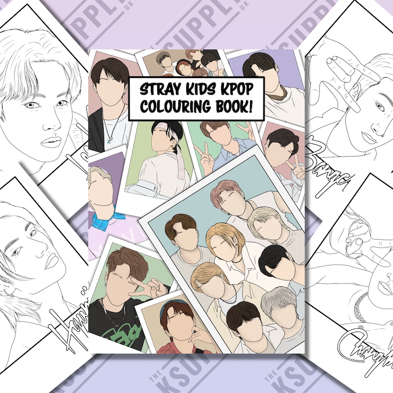 Skzoo Coloring Pages - Etsy