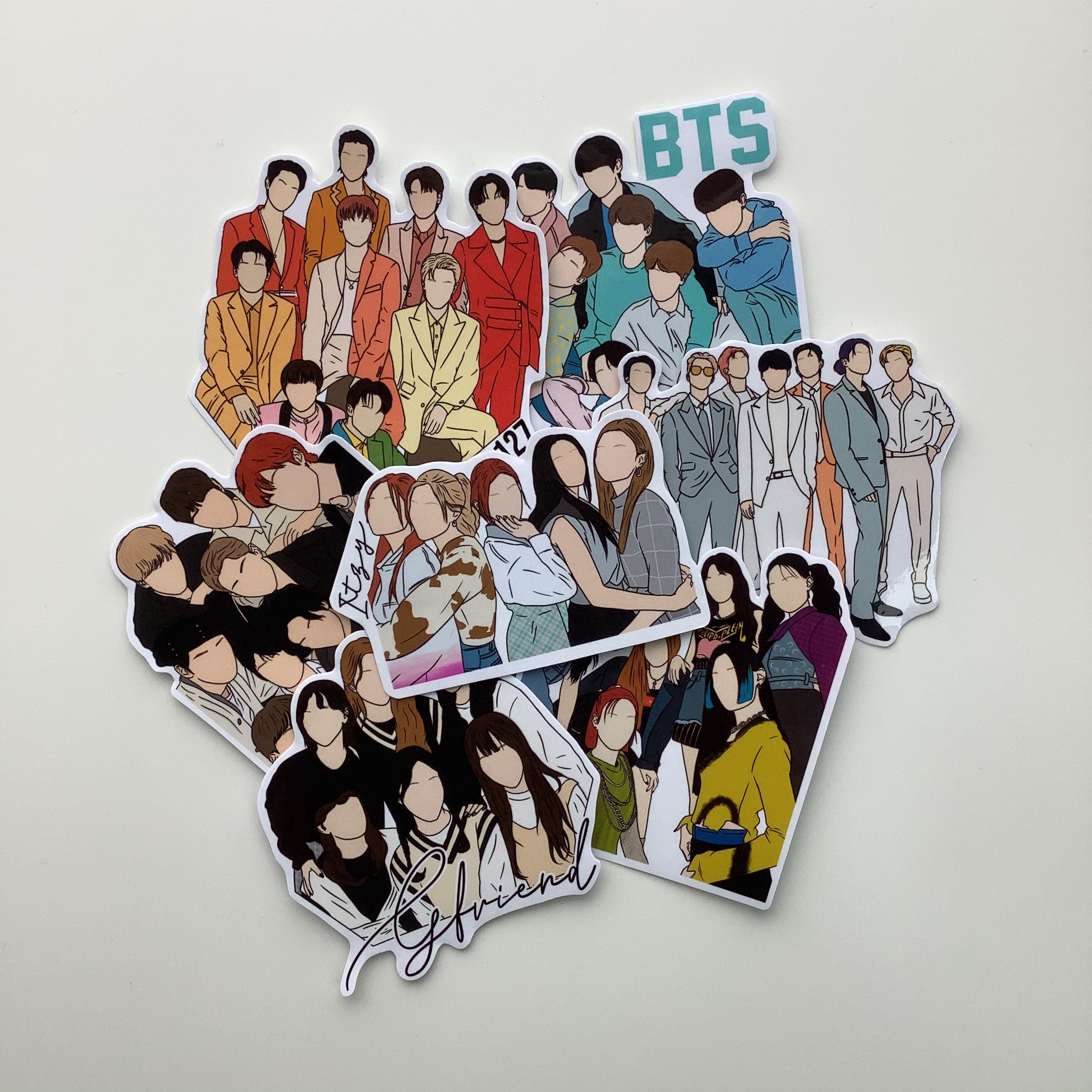 ITZY High Quality Stickers KPOP Yeji Ryujin Lia | Etsy