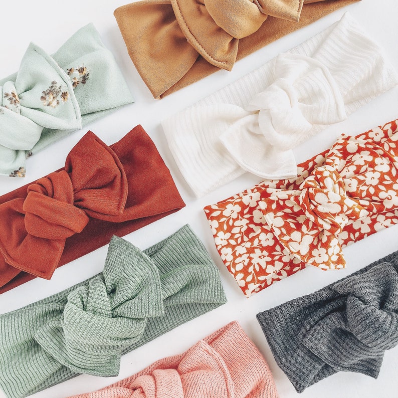 Bow Headband Sewing Pattern, Baby Headband Pattern and Tutorial, Baby ...