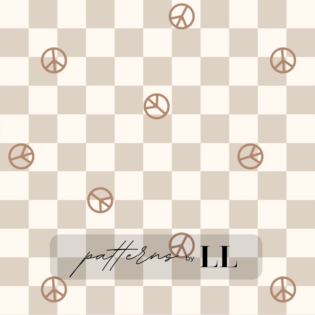 Neutral Checker Seamless Pattern, Checker Seamless Pattern, Groovy ...