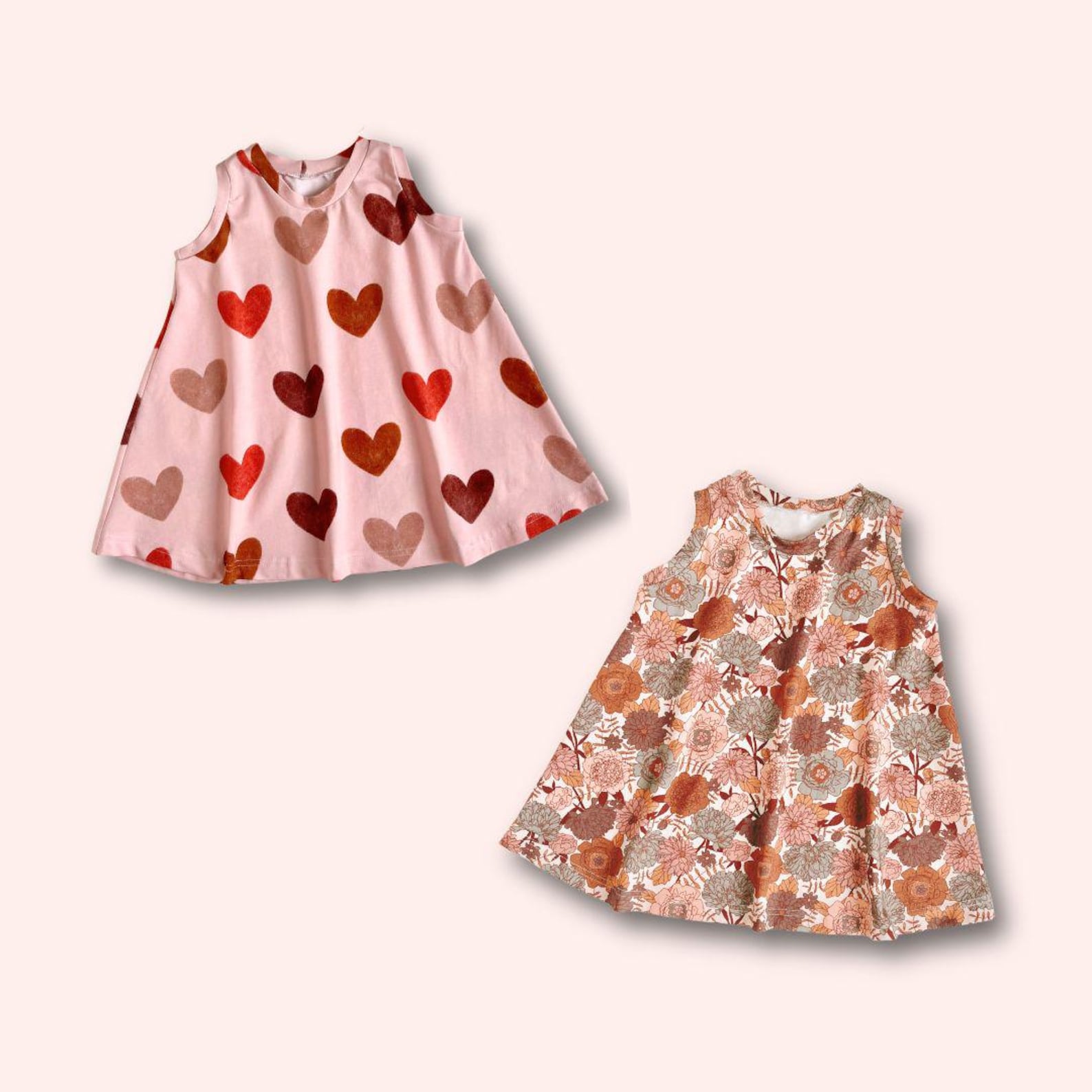 Summer Swing Dress Sewing Pattern for Baby, Girls Swing Tank Dress ...