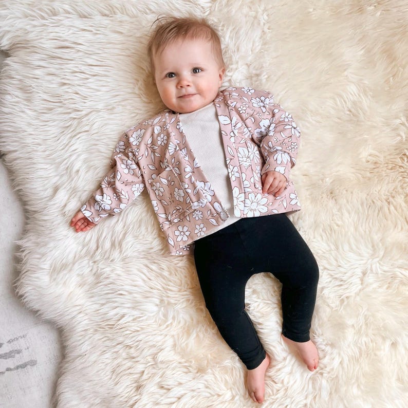 Classic Cardigan Sewing Pattern for Baby and Toddler, Cardigan ...