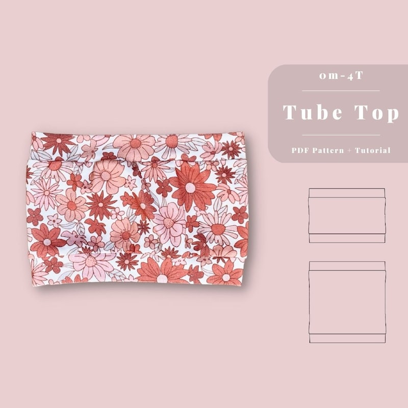 Tube Top Pattern for Kids - Etsy