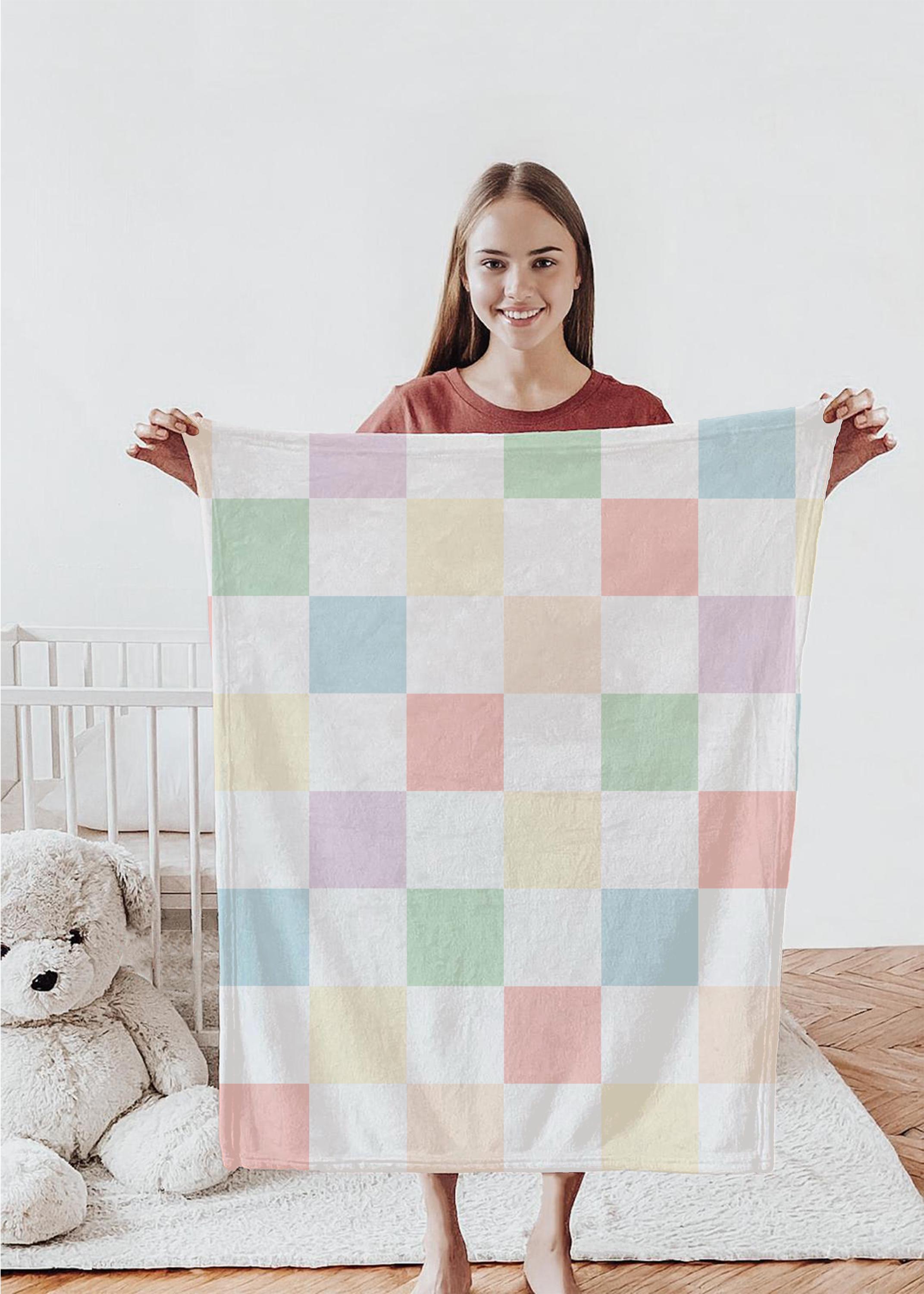 Pastel Color Checker Seamless Pattern, Summer Pastel Checker Seamless ...