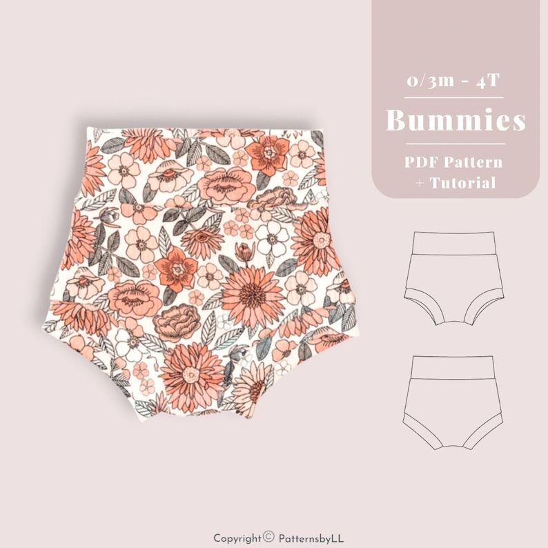 Baby Bummies Pattern Pdf Bummies Sewing Pattern Baby Bummies - Etsy