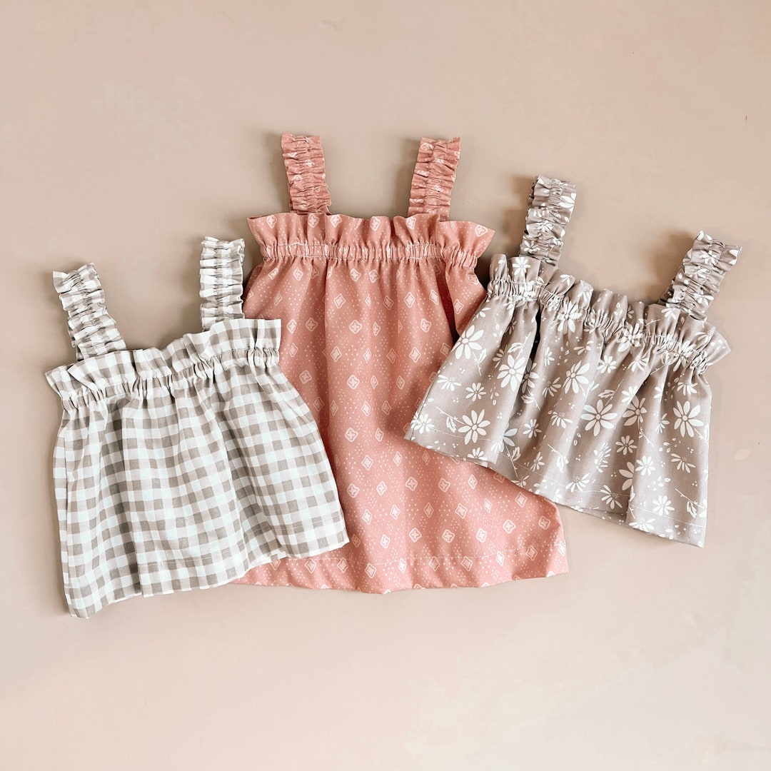 Baby Summer Dress Sewing Pattern, Easy Baby Dress Pattern, Summer Dress ...
