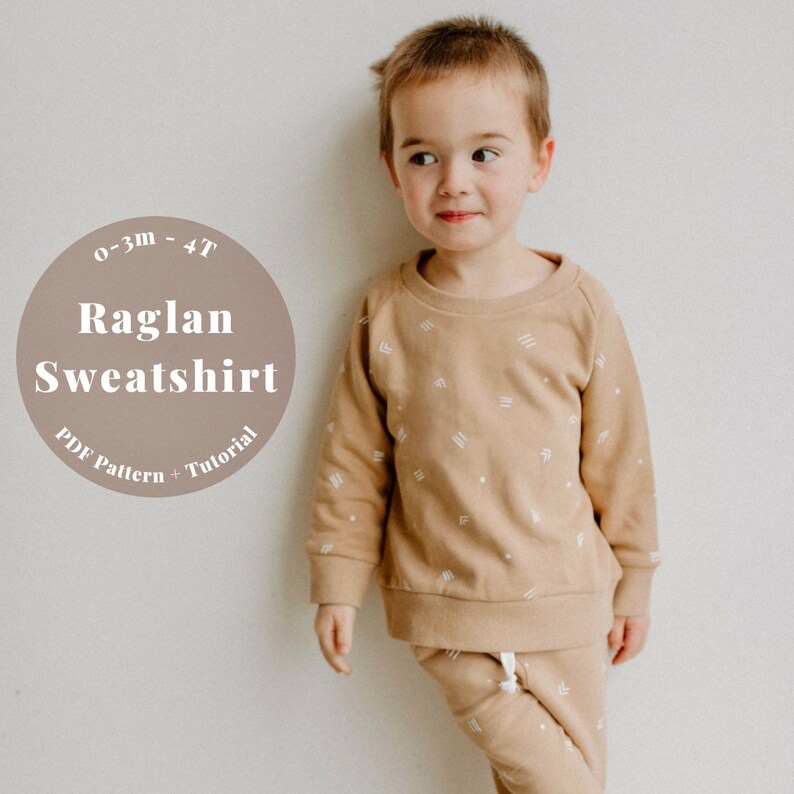 Kids Sweatshirt Sewing Pattern Baby Sweatshirt Sewing - Etsy