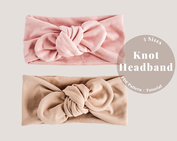 Headband Sewing Pattern • PDF Sewing Pattern • Baby, Kid, Toddler ...