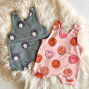 Baby Summer Romper Sewing Pattern, Baby Tank Romper Pdf, Summer Tank ...