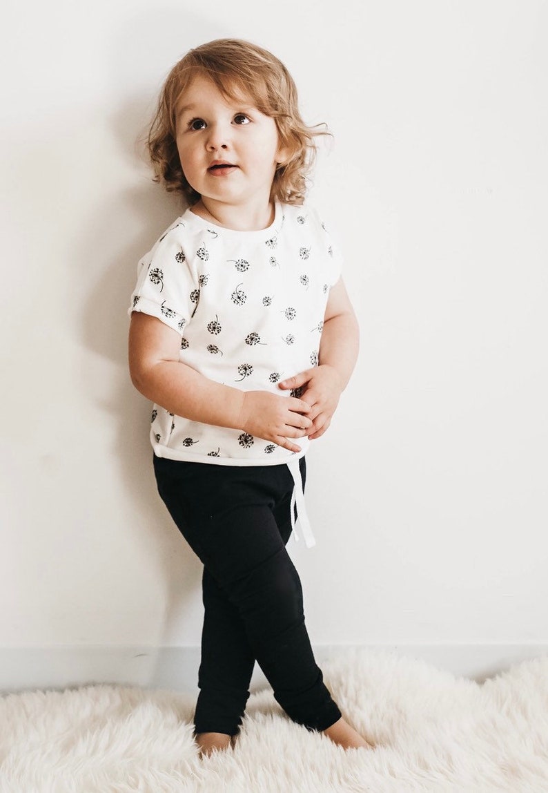 Easy T-shirt PDF Pattern Kids Shirt Sewing Pattern Short - Etsy