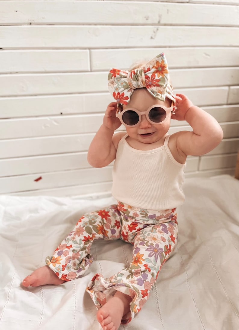 Flared Pants Pattern for Kids, Girl Flare Pant Pattern, Kids Flare ...