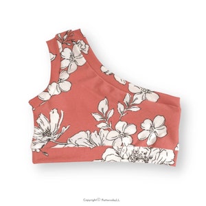 Kids One Shoulder Top Pattern, One Shoulder Tank Pattern, Kids Sewing ...