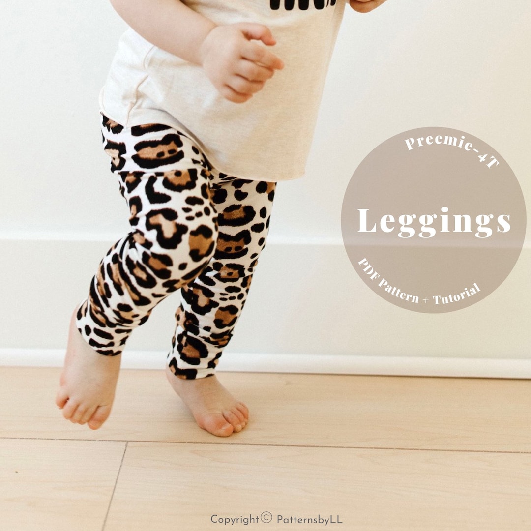 Baby Leggings Pattern, Toddler Leggings Pattern, Baby Leggings Sewing ...