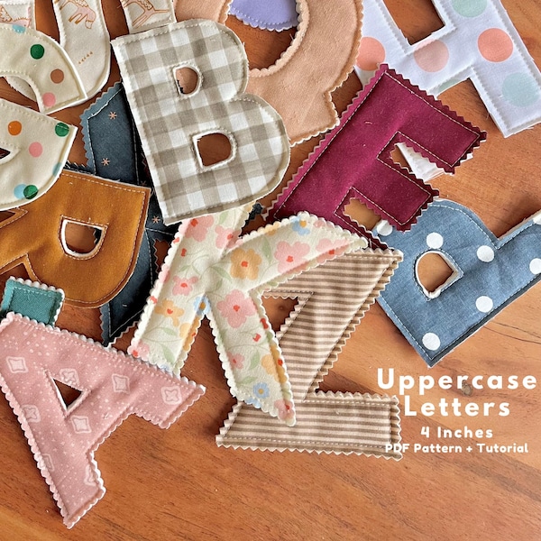 Fabric Banner Alphabet - Etsy