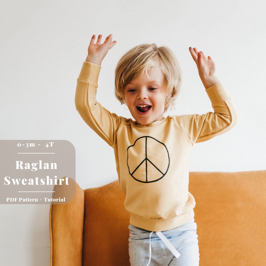 Easy Baby and Toddler Sweatshirt Pattern, Baby Sweatshirt Sewing ...