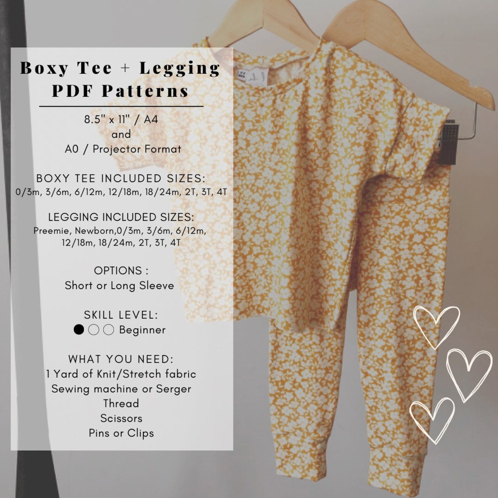 Baby Legging Sewing Pattern Easy Legging PDF Sewing Pattern - Etsy