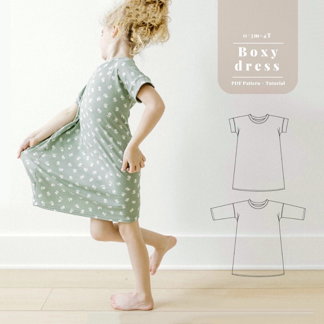 Toddler Dress PDF Pattern, Baby Dress Sewing Pattern, Girls Dress ...