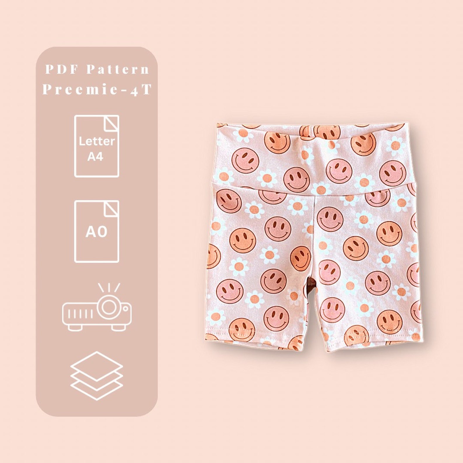 Toddler Bike Shorts Pattern, Baby Biker Short Pattern, Bike Shorts ...