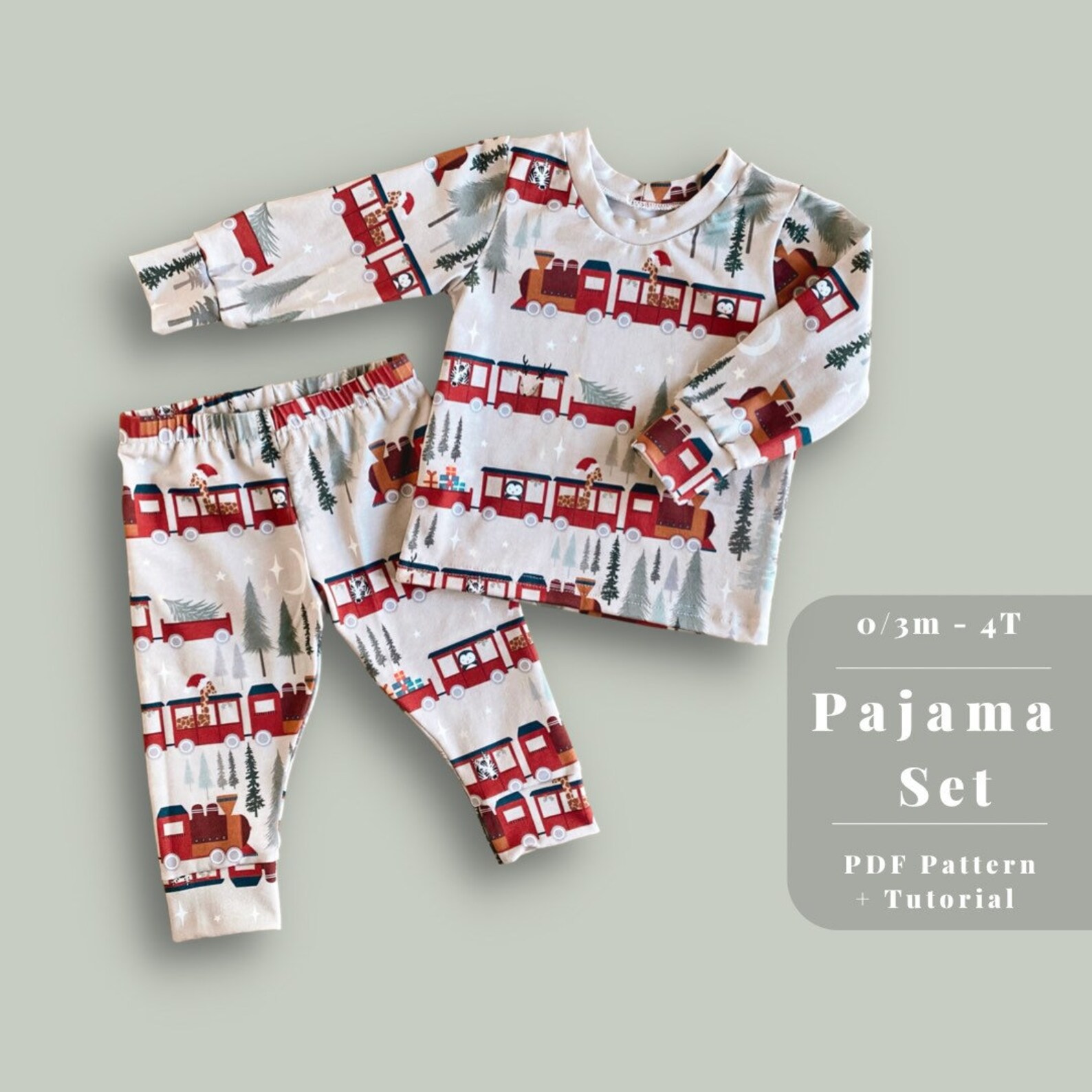 Kids Pajama Pattern, Kids Pajama Sewing Pattern, Baby Pajama Pattern ...