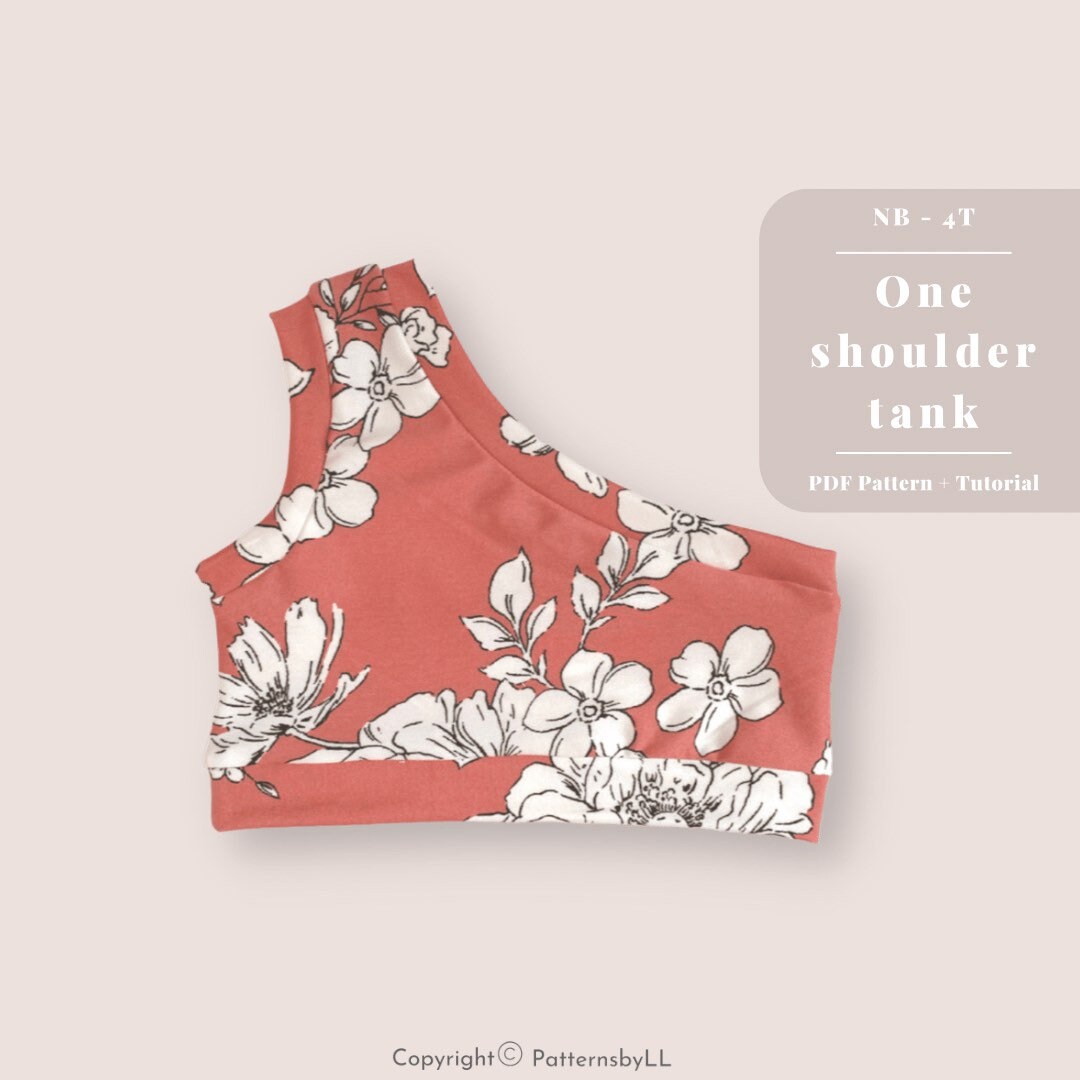 Easy Tank Top Pattern, One Shoulder Tank Top Pattern, Kids Tank Top ...