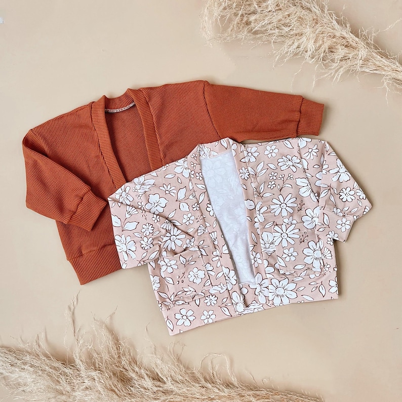 Classic Cardigan Sewing Pattern for Baby and Toddler, Cardigan ...