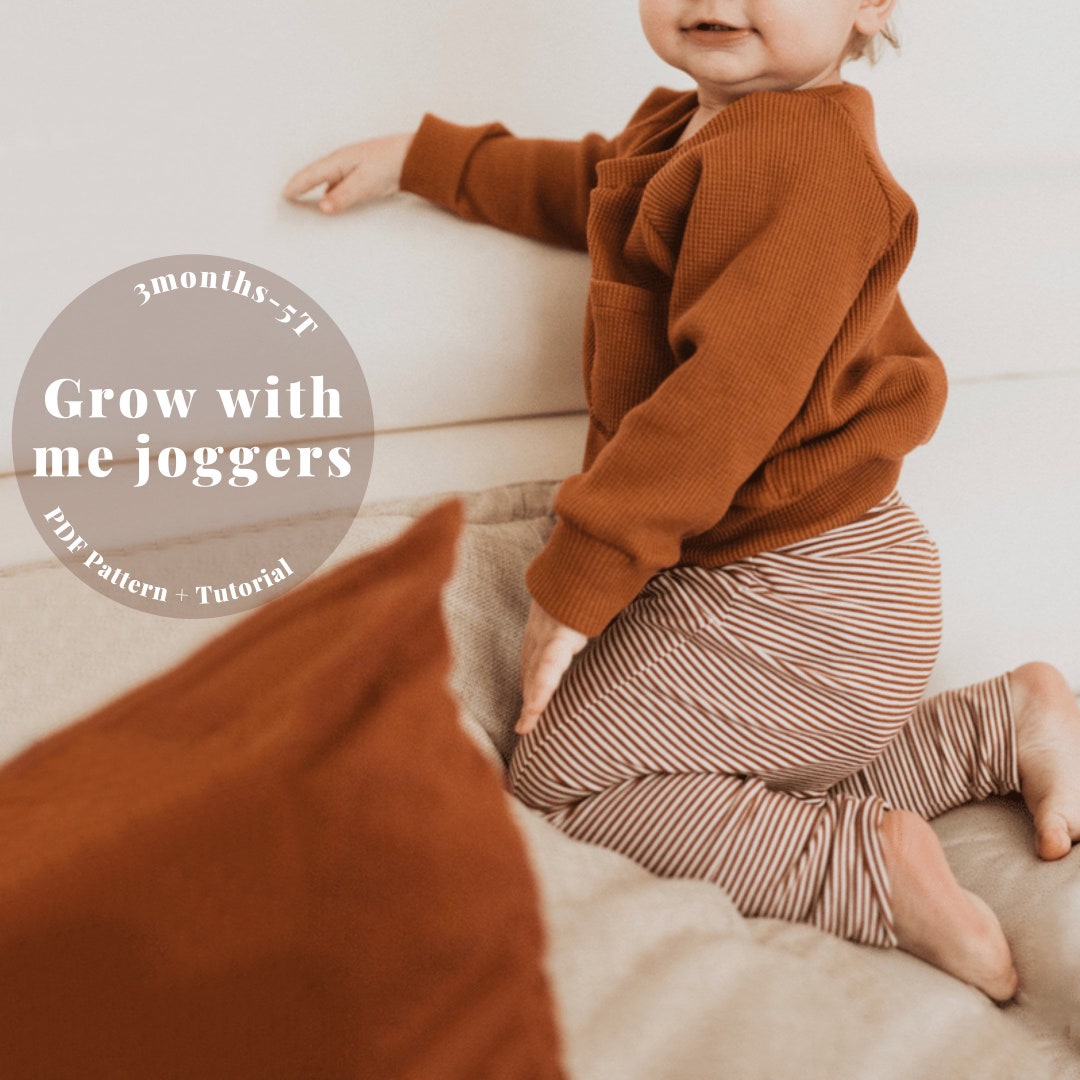 Grow With Me Pants Pattern, Grow With Me Pattern, Baby Pants Sewing ...