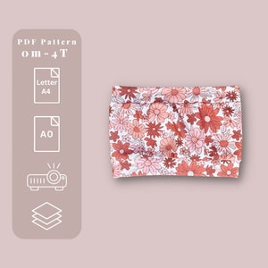 Baby Tube Top Pattern, Toddler Tube Top Pattern, Tube Top Sewing ...