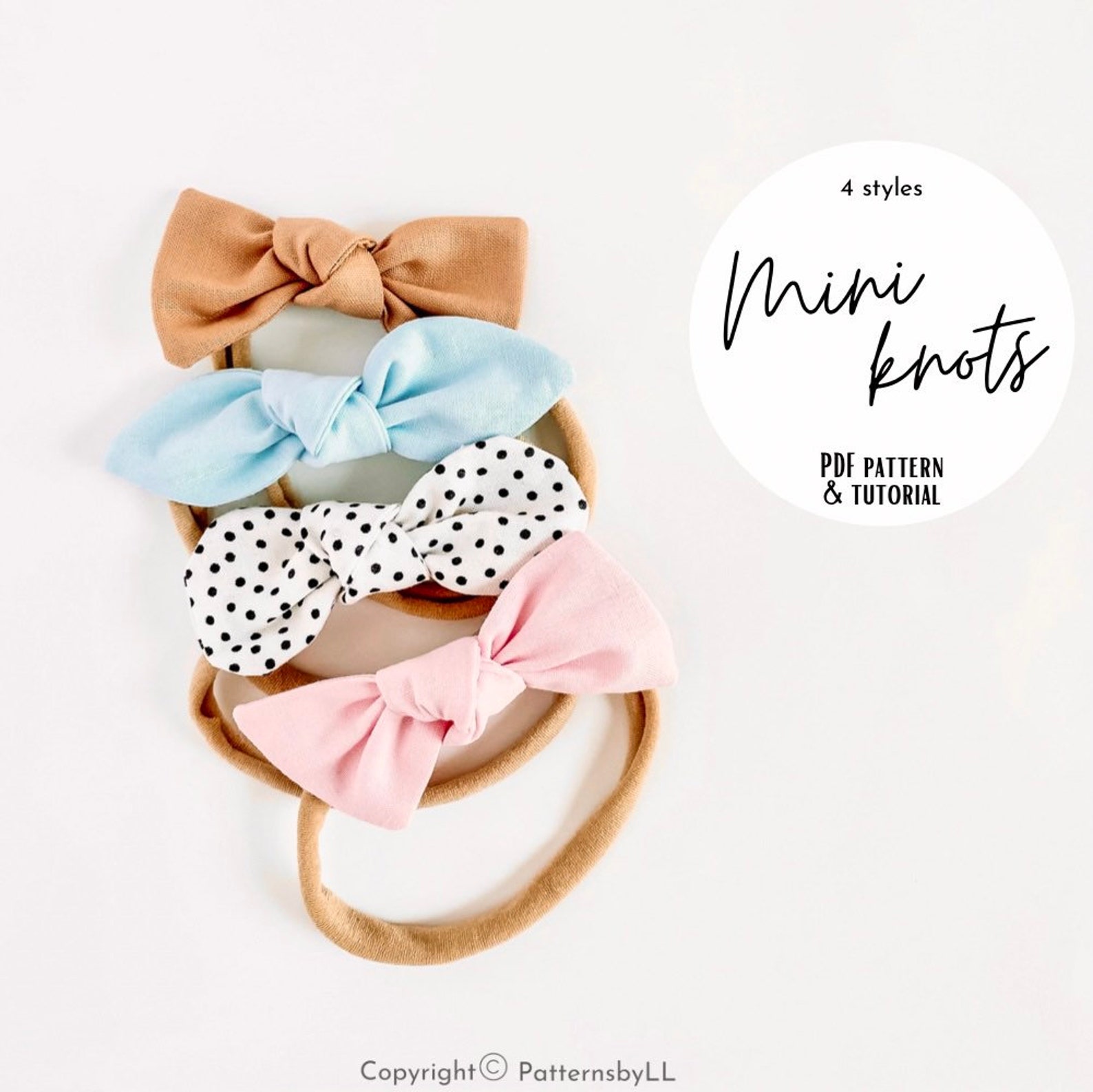 Hair Bow Sewing PDF Pattern and Tutorial Baby Hair Bow | Etsy