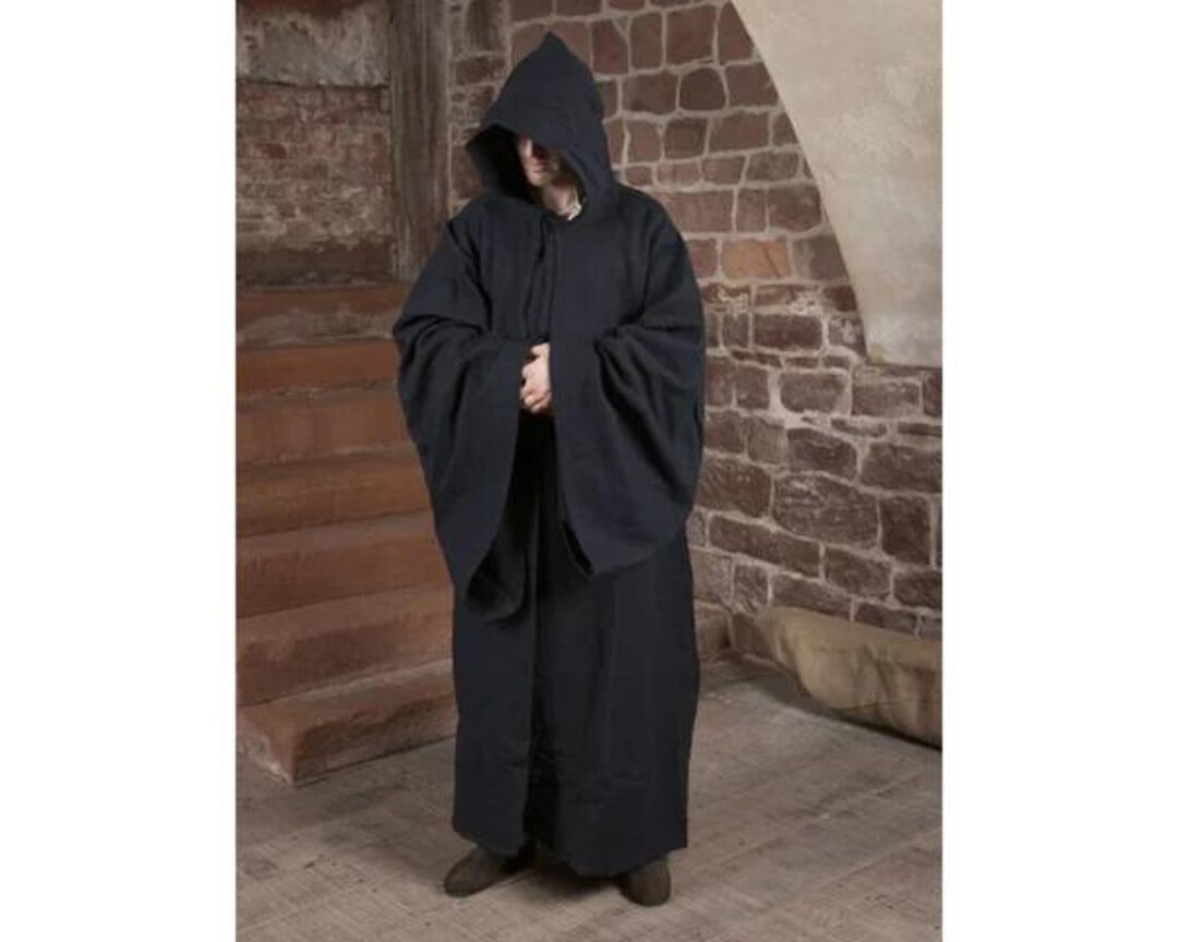 Jedi Cloak Cosplay Robe, Jedi Hooded Cosplay Gown, Armor Robe for ...