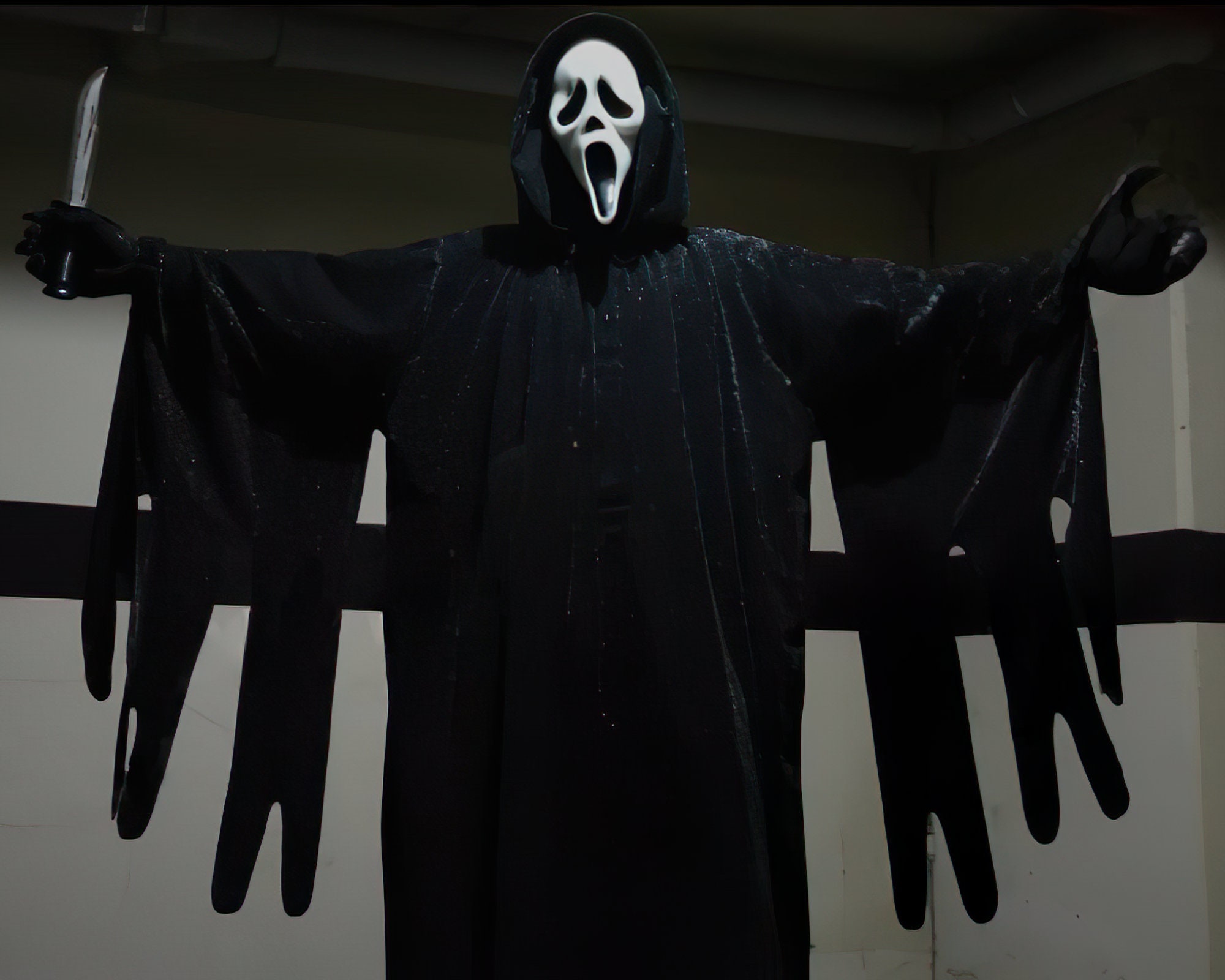SCREAM 4 Movie Sparkle Robe, Ghostface Hooded SCREAM Robe, Ghostface ...