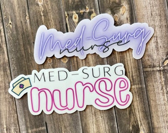 Med Surg Stickers - Etsy
