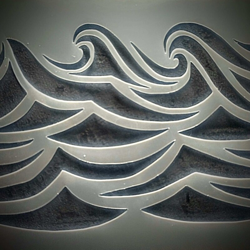 Wave Stencil - Etsy