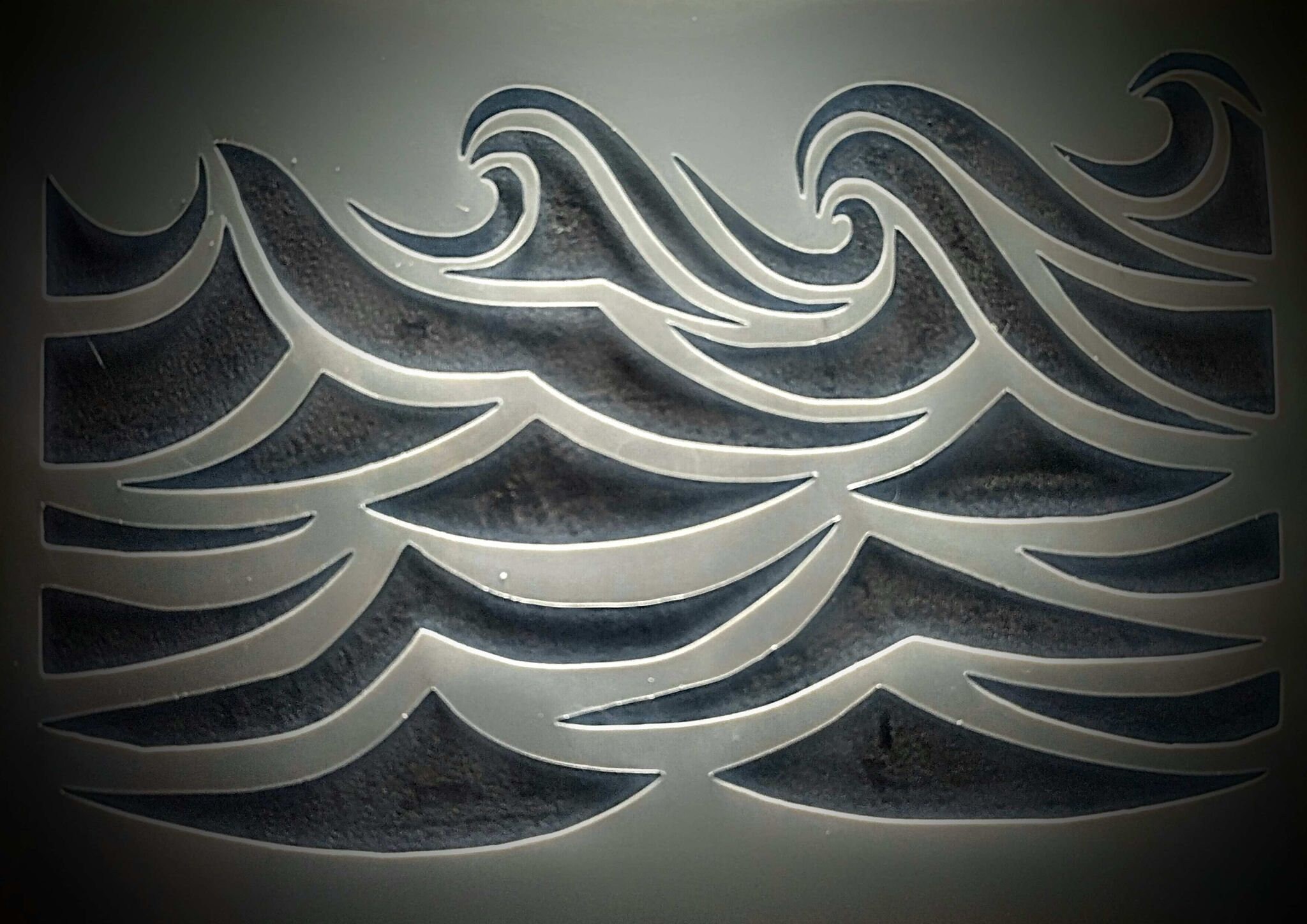 DIDACUT Ocean Waves Stencil MYLAR Sheet 190 Micron - Etsy