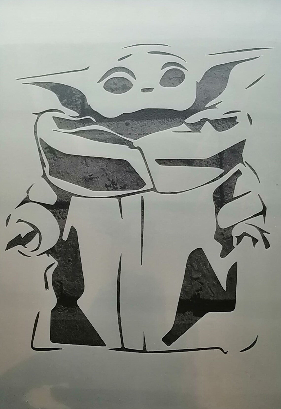 DIDACUT Baby Yoda Stencil Reusable 190 Micron Mylar Sheet - Etsy