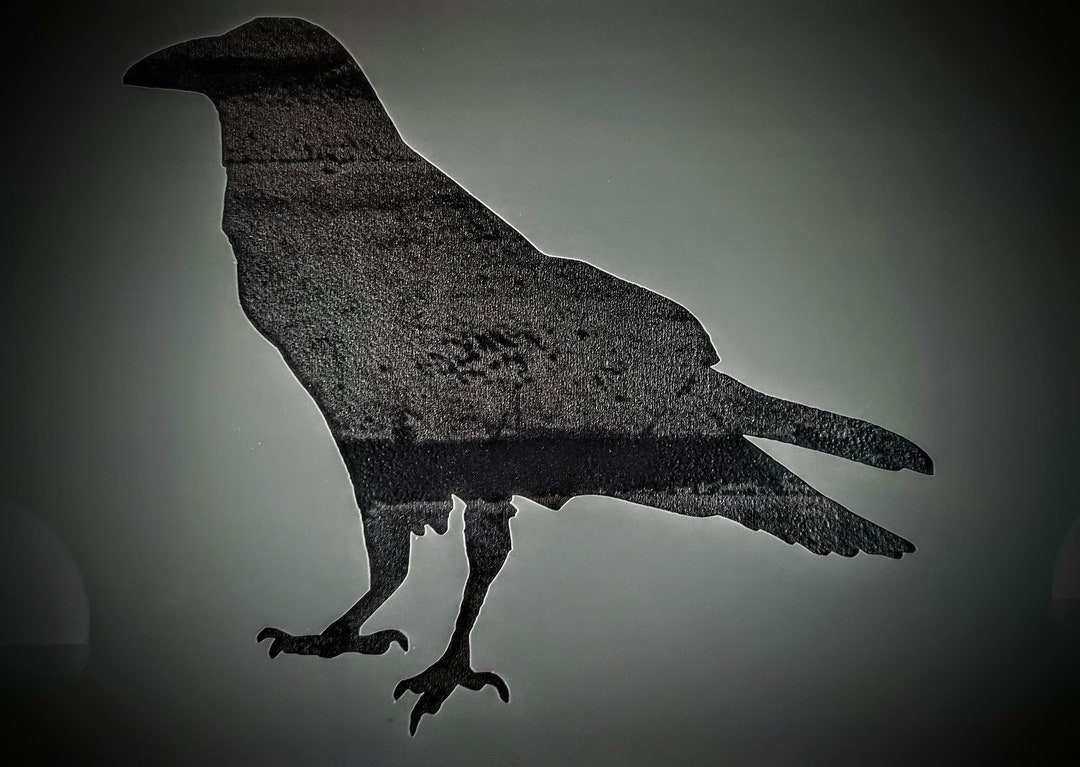 DIDACUT Raven Silhouette Stencil MYLAR Sheet 190 Micron - Etsy