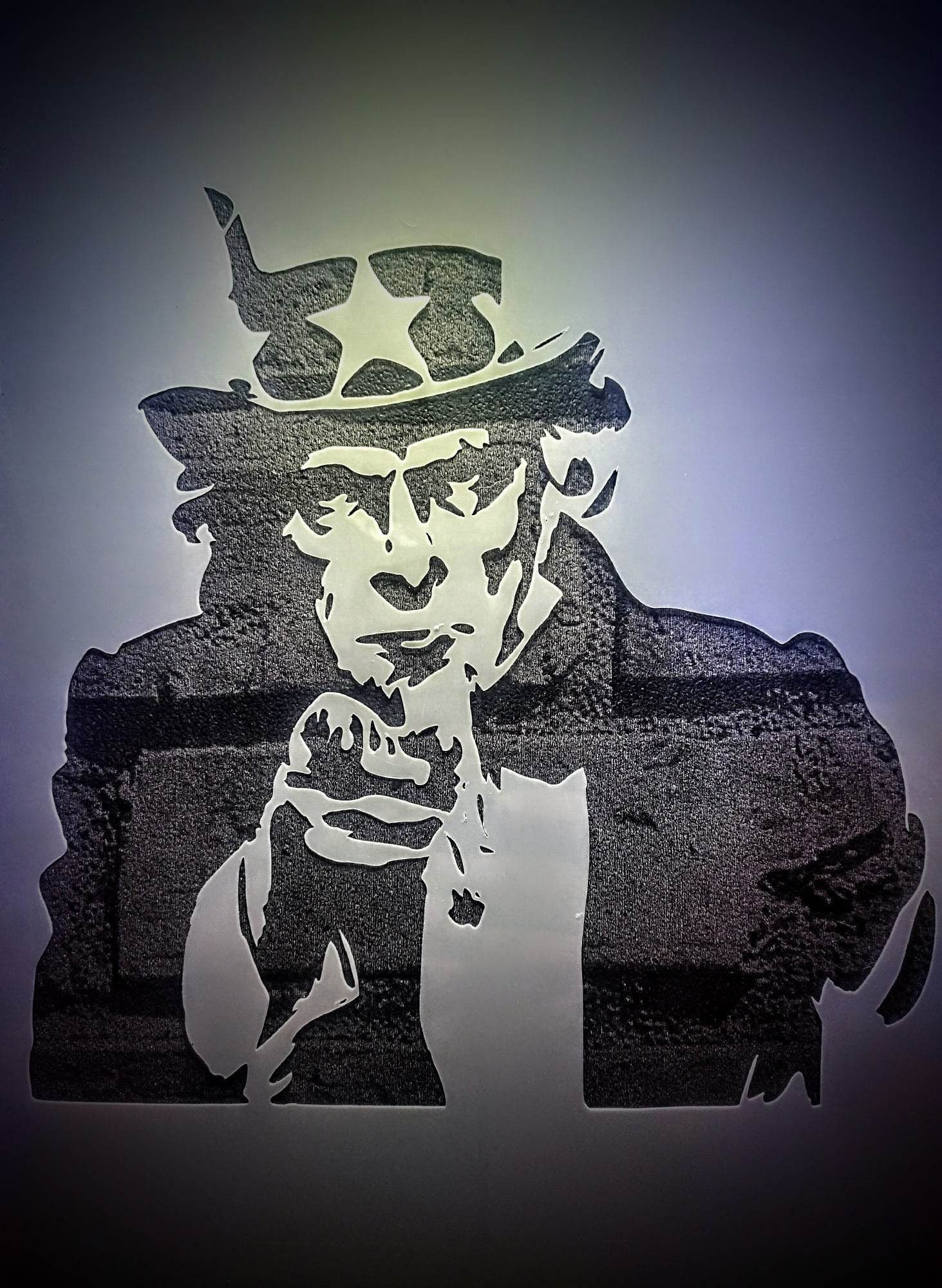 DIDACUT Decorative Uncle Sam Stencil MYLAR Sheet 190 Micron Reusable - Etsy