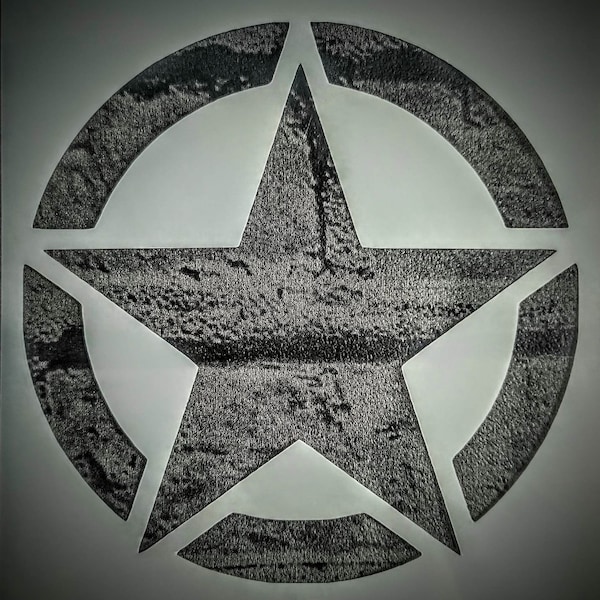 Military Star Stencil - Etsy