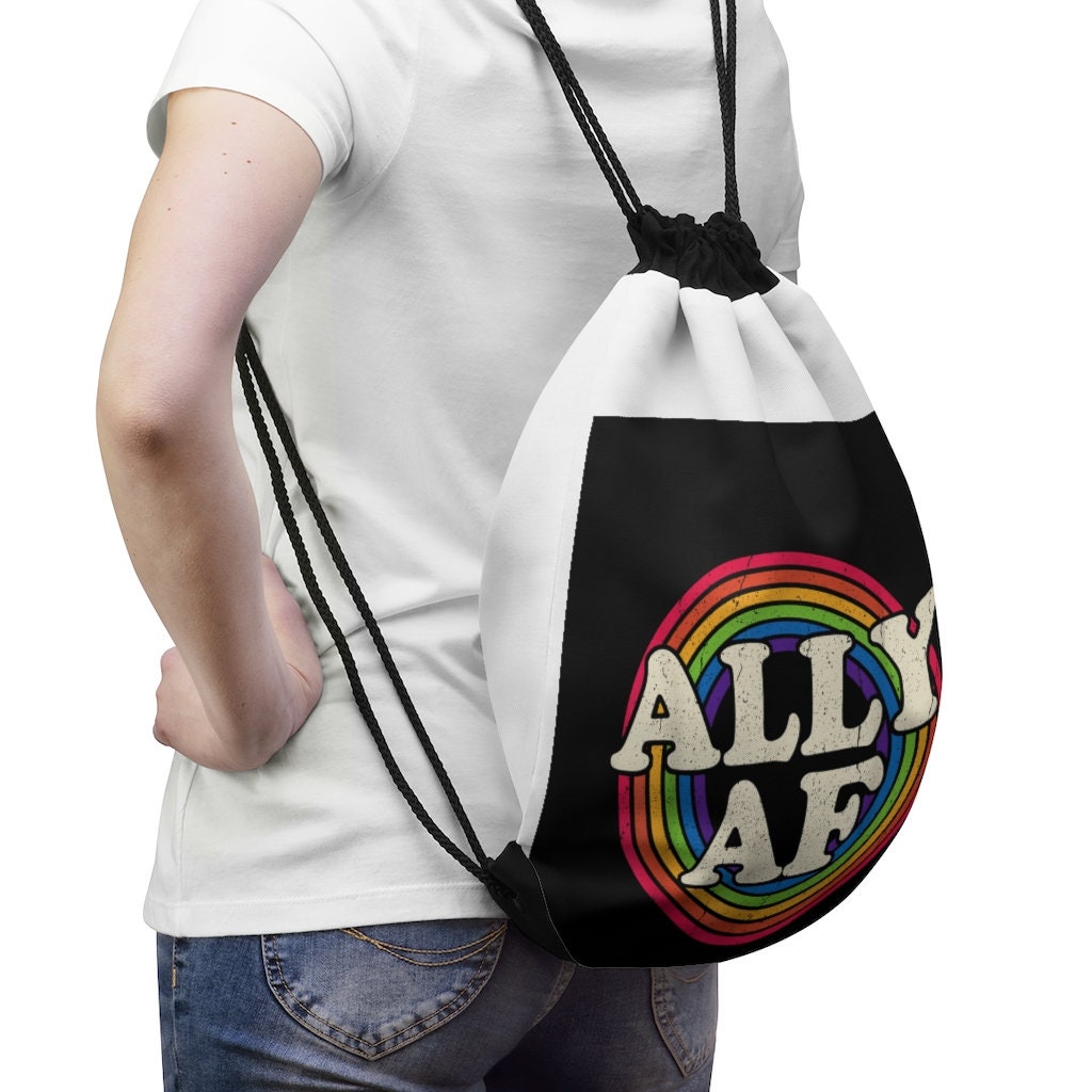 LGBTQIA Pride Draw String Backpack - Etsy UK