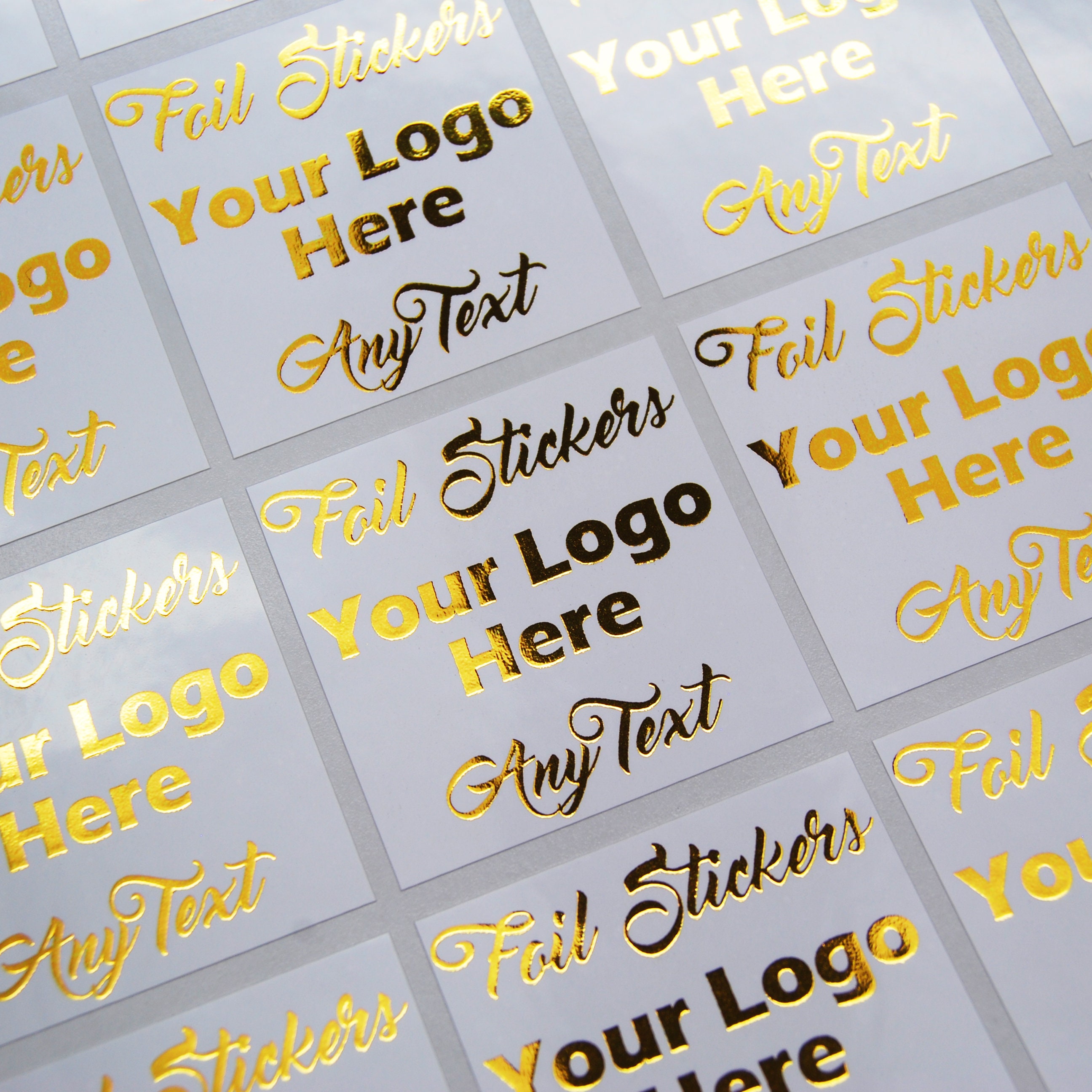 Custom White Gloss Sticker Labels Logo Sticker Sheet Rose - Etsy UK