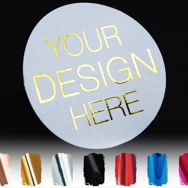 Label Applicator Foiled Transparent Stickers | Custom Logo Stickers ...