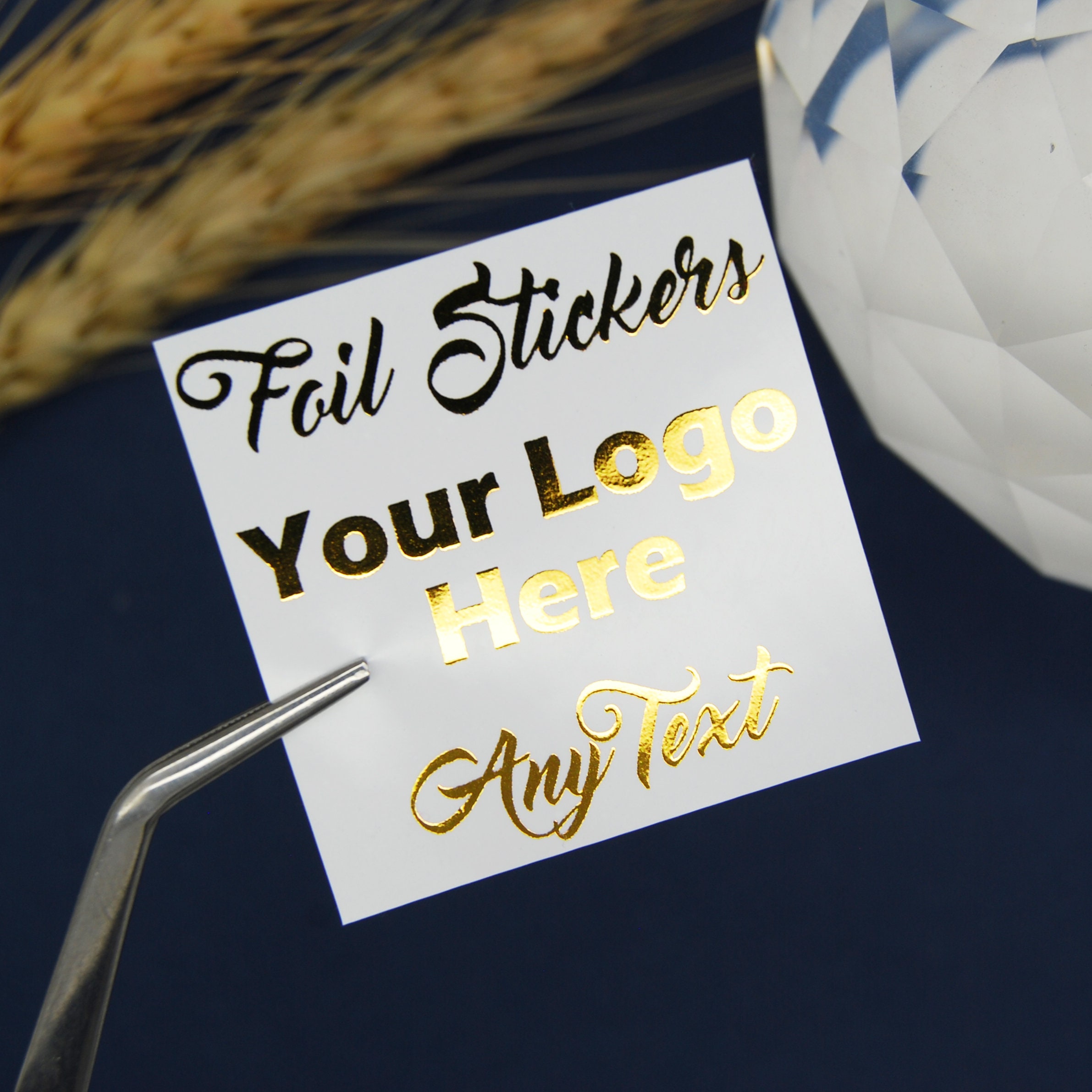 Custom White Gloss Sticker Labels Logo Sticker Sheet Rose - Etsy UK