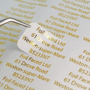 Personalised Address Labels - Printed Sticker Return Address Labels ...