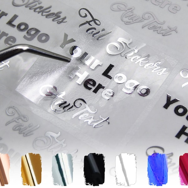 Gold Foil Stickers - Etsy