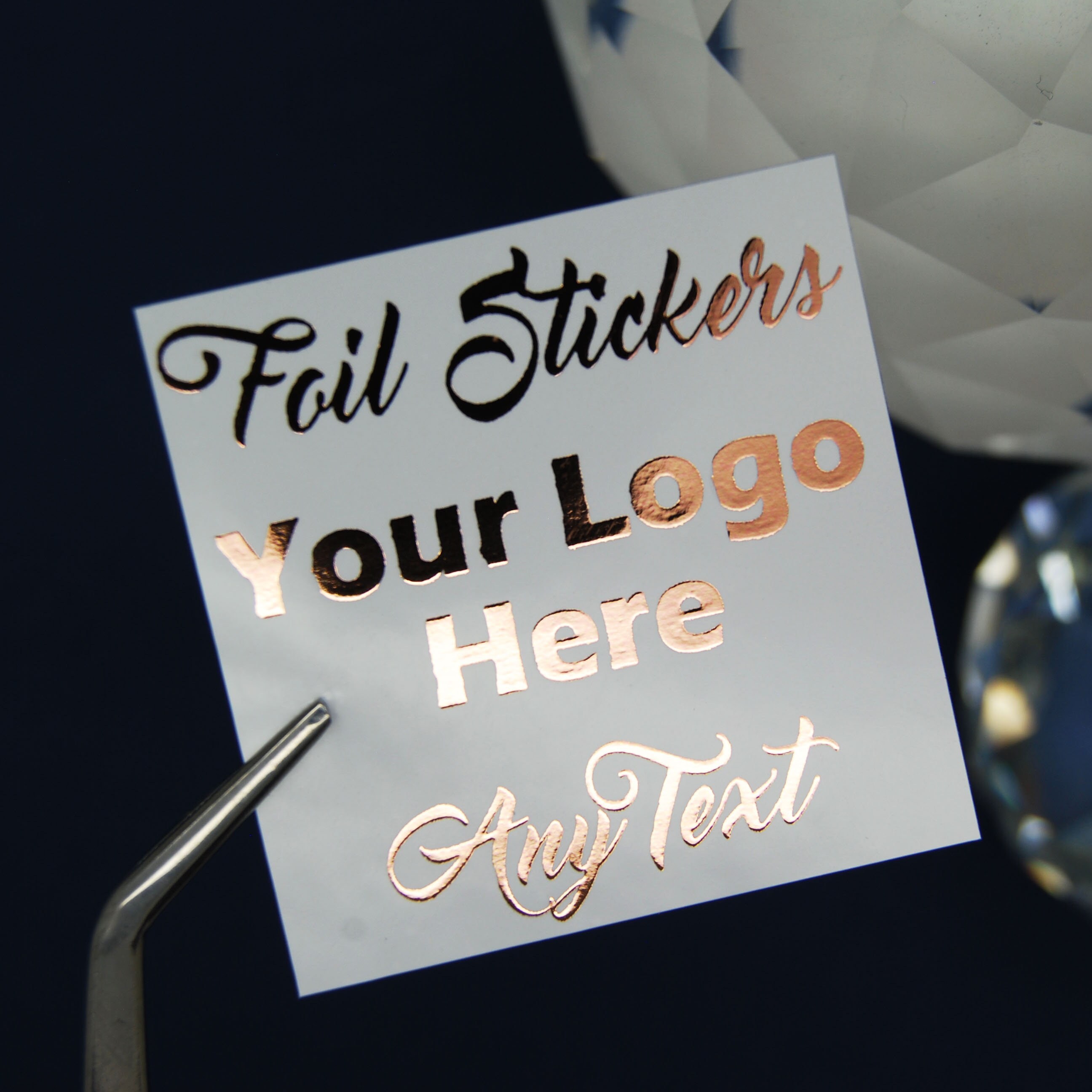 Custom White Gloss Sticker Labels Logo Sticker Sheet Rose - Etsy UK