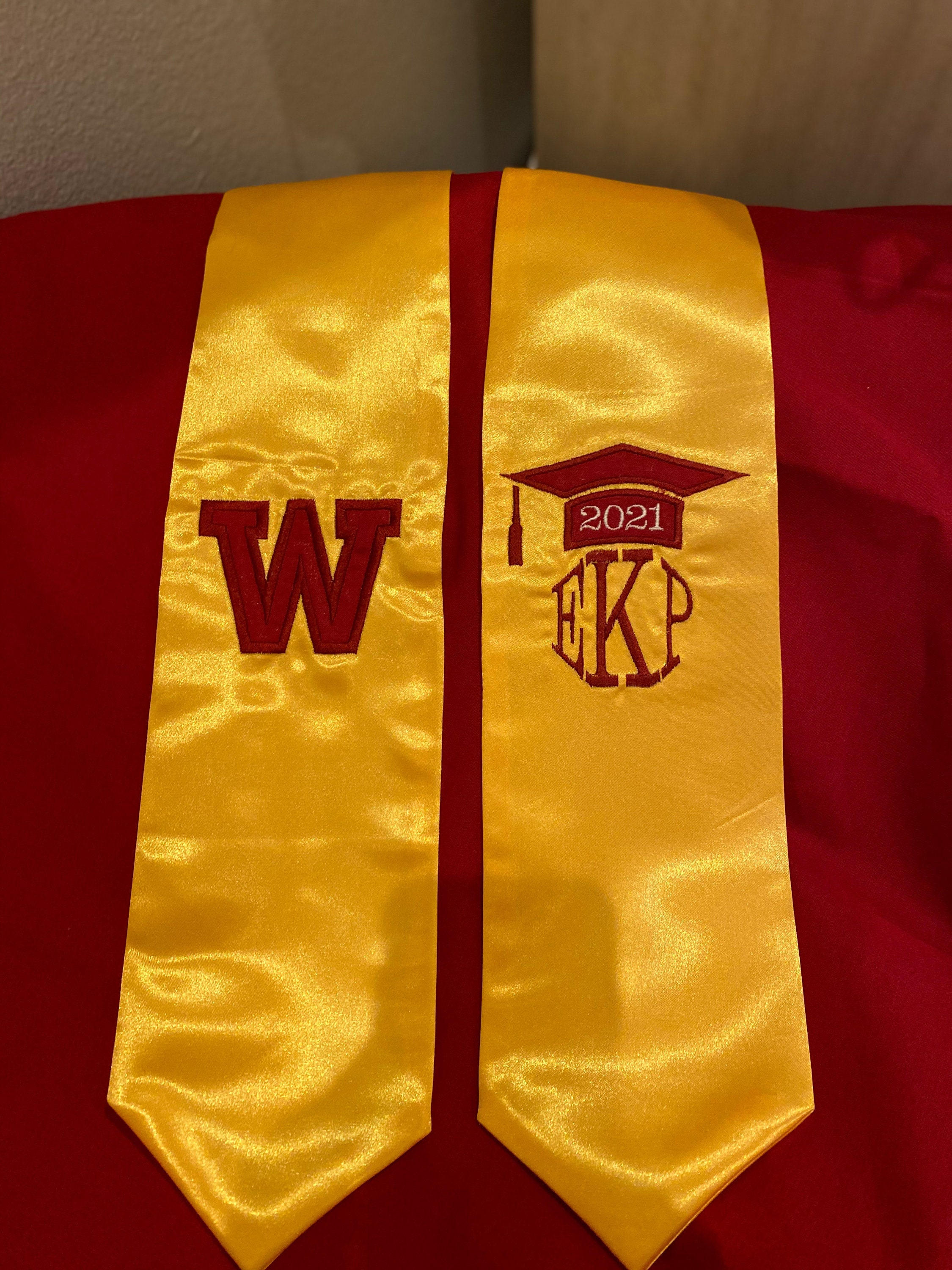 CUSTOM GRADUATION SASH Embroidery Custom Sash Graduation - Etsy