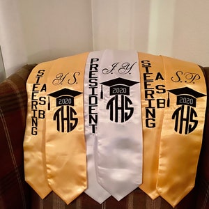 CUSTOM GRADUATION SASH - Embroidery - Custom Sash - Graduation - Add ...