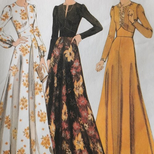 Vintage 1970s Style Dress Pattern 2978 PDF Instant Digital - Etsy