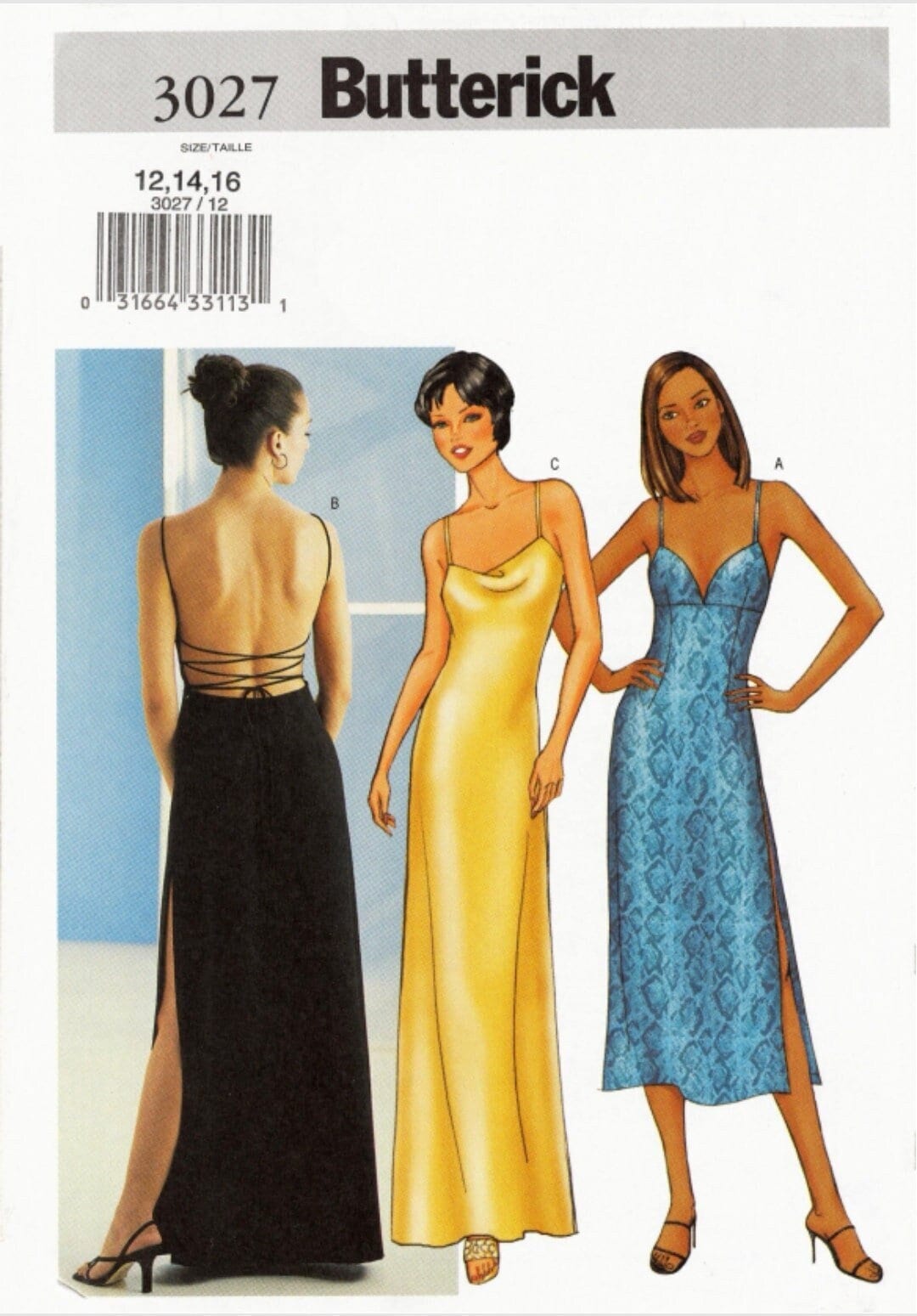 Butterick 3027/vogue 7267 Evening/day, Prom, Bridal, Bridesmaid, Dress ...
